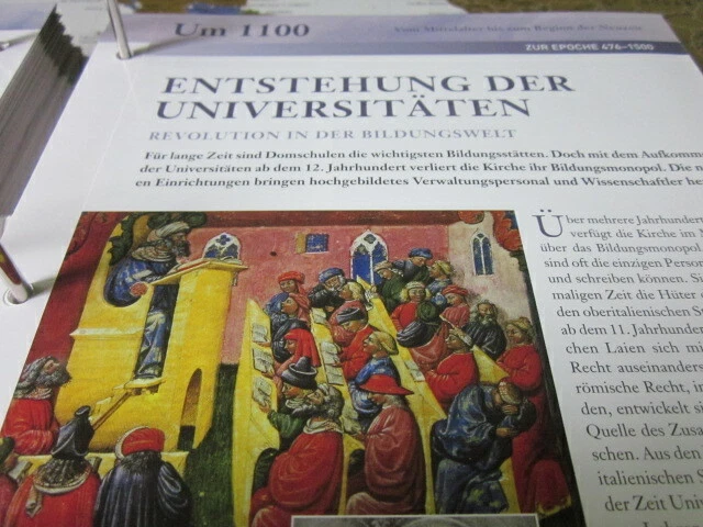 GESCHICHTE EUROPAS 476-1500 Epoche Entstehung der Universitäten um 1100 ...