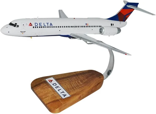 DELTA AIRLINES BOEING 717-200 Desk Top Display Jet Model 1/100 SC ...