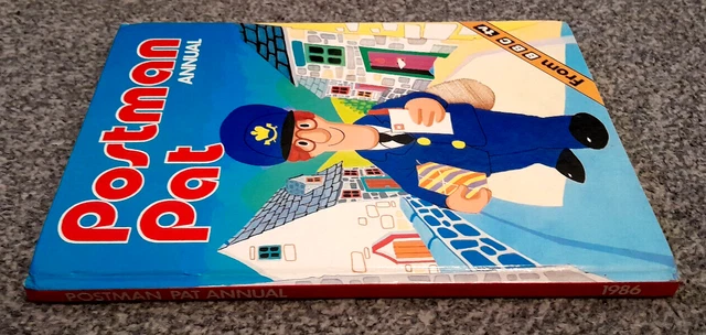 POSTMAN PAT ANNUAL 1986 From Bbc Tv Jess Kids Children Collectable Book ...