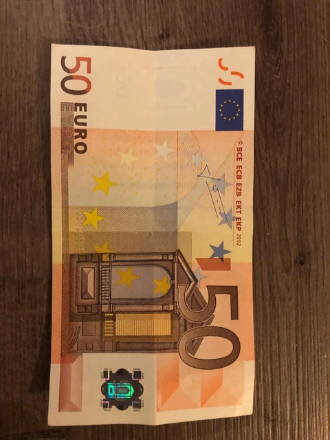 BILLET 50 EUROS 2002 signé Trichet série X EUR 350,00 - PicClick FR