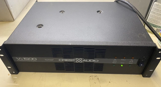 AMPLIFICATEUR DE PUISSANCE professionnel Crest Audio Vs1500 Amp 2000 ...