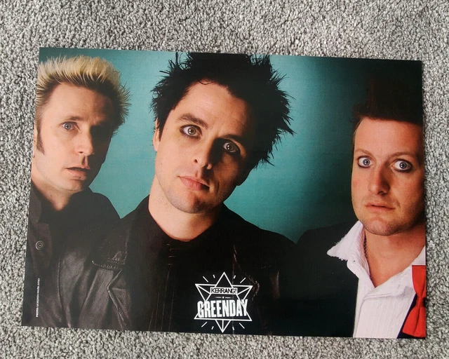 GREEN DAY - Kerrang Poster - Billie Joe Armstrong, Tré Cool, Mike Dirnt ...