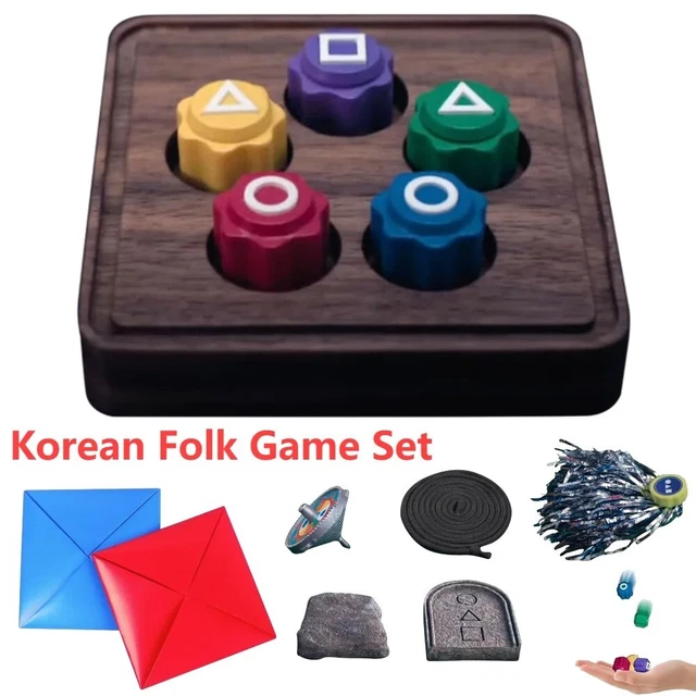 SQUID GAME SEASON 2 Gonggi Gong-gi 공기 Toy Korean Jack Stones Game NEW ...