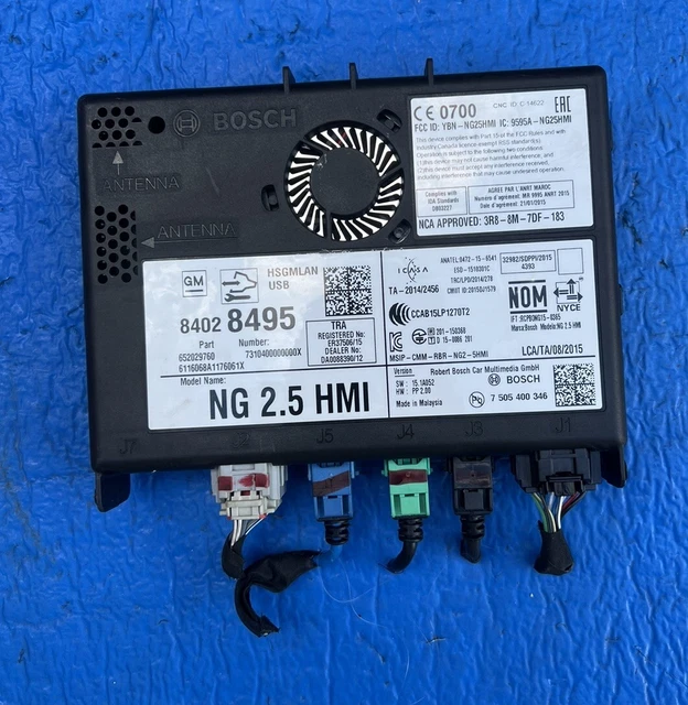 16 CHEVY CORVETTE C7 Hmi Human Machine Interface Control Module ...