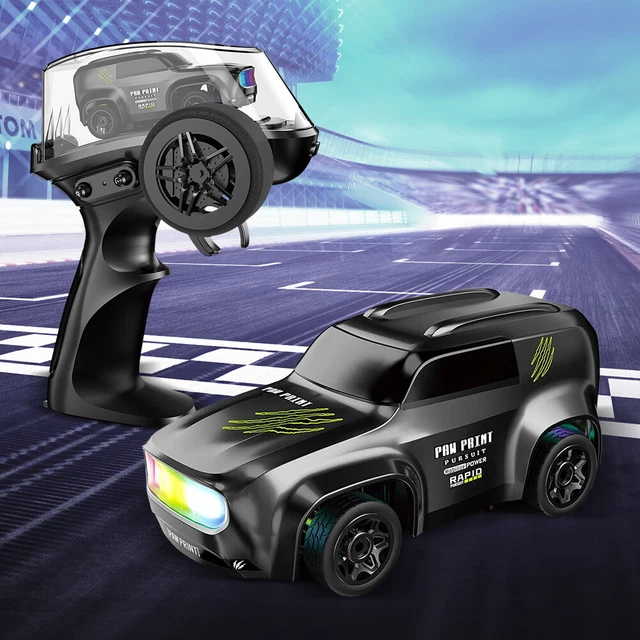 1/64 RC DRIFT Car 2.4GHz 4WD RC Stunt Car with LED Lights Birthday Gift ...