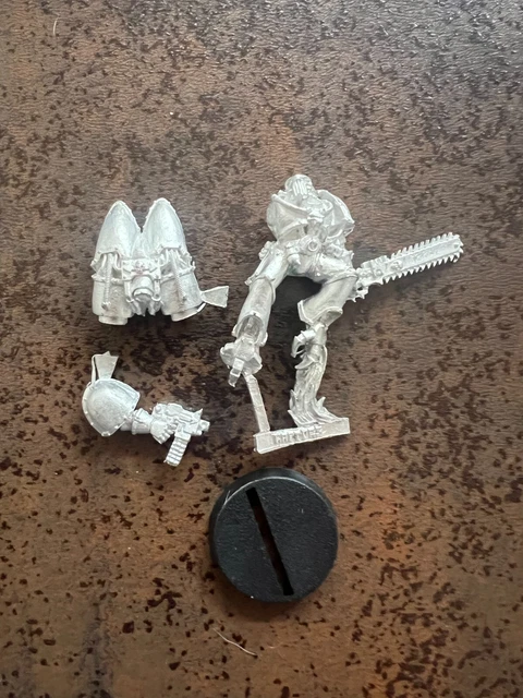 COD. 949. WARHAMMER 40k chaos space marines Raptor vintage metal model ...