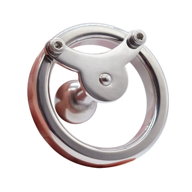 MALE MINI STAINLESS Steel Chastity Device Men Metal Chastity Cage Lock ...