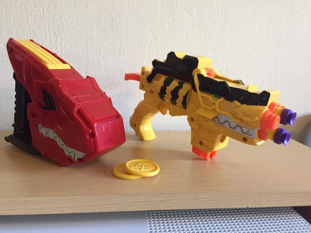 POWER RANGERS DINO Charge Dart Shooting Morpher And Dino Disc Shooter £ ...