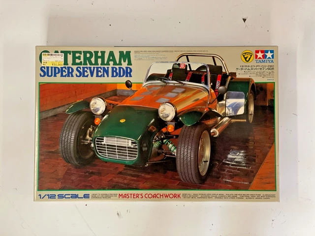 TAMIYA RARE CATERHAM Super Seven BDR 1/12 Scale Model 10201 Very Good ...