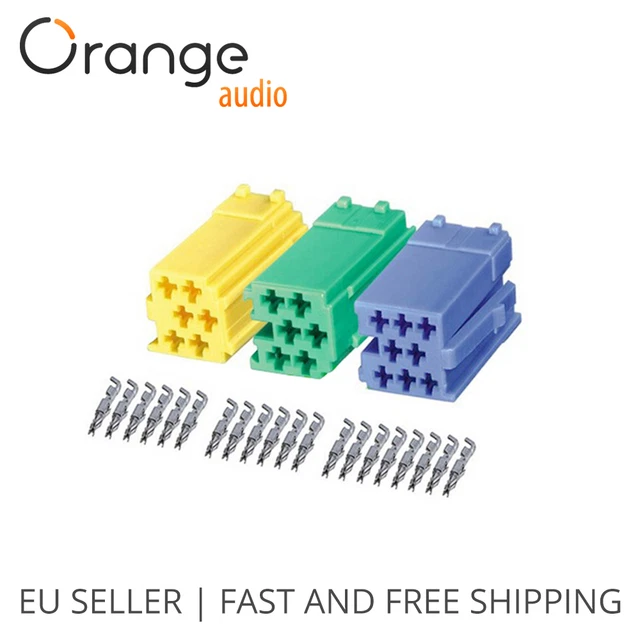 MINI ISO STECKER C1 C2 C3 Klemmenblock Steckschlüssel Stecker Kit Set ...