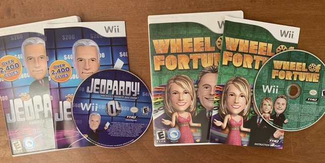 NINTENDO WII GAME Bundle Jeopardy And Wheel Of Fortune 2010 Editions $4 ...