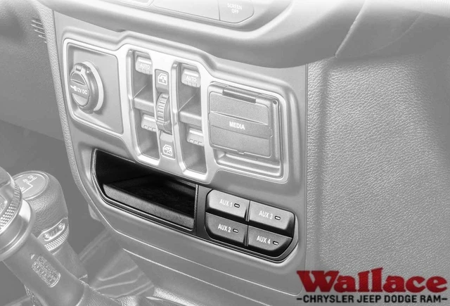 NEW OEM JEEP Wrangler Jl & Gladiator 18-22 Mopar Black Auxiliary Switch ...