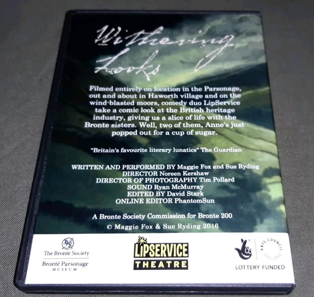 LIP SERVICE WITHERING LOOKS DVD Maggie Fox, Sue Ryding BRONTE SOCIETY ...