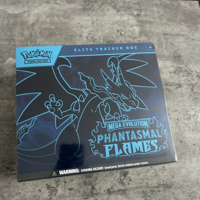POKÉMON TCG MEGA Evolution Phantasmal Flames Elite Trainer Box £67.26 ...