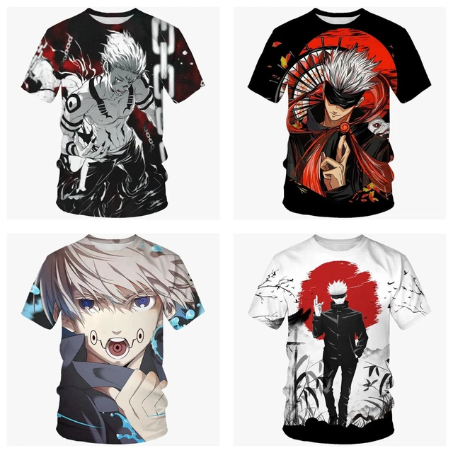 JUJUTSU KAISEN SATORU Gojo 3D T-Shirt l Anime Shirt – Fan Merch Cosplay ...