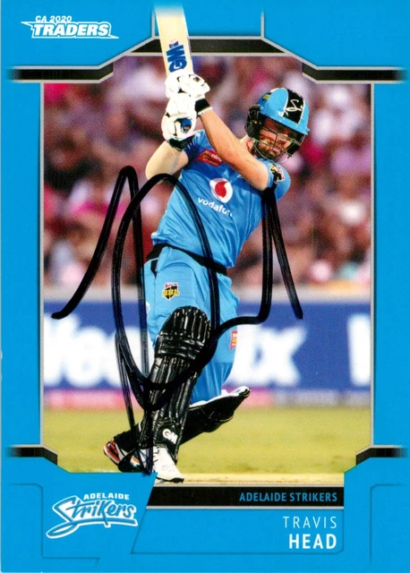 SIGNED 2020 2021 Adelaide Strikers BBL Cricket TLA Traders Card ...