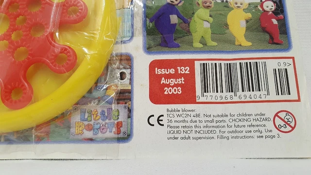 BBC TOYBOX MAGAZINE CBeebies Issue 132 August 2003 Includes free toy ...