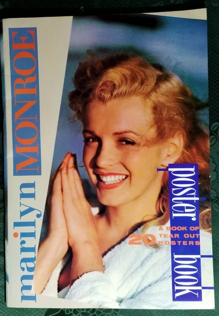MARILYN MONROE A POSTER BOOK by PAUL MATHUR ATALANTA PRESS 1^ EDIZIONE ...