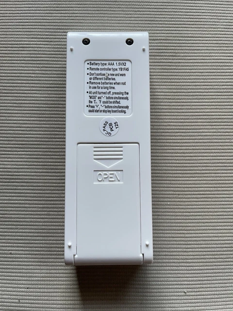 BRAND NEW - Original Wall Air Conditioner Remote Control for Kelvinator ...