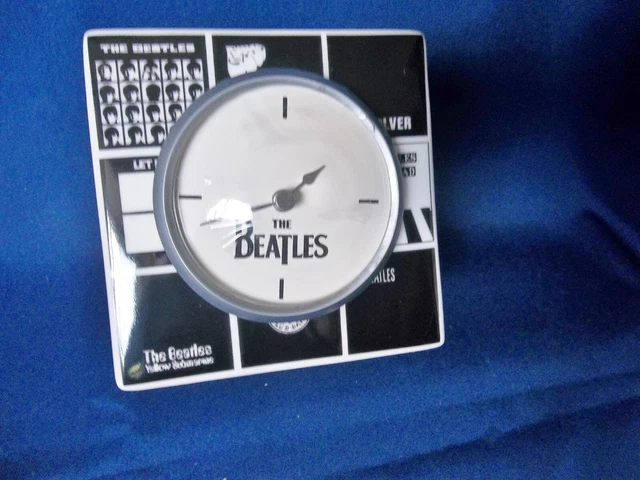 THE BEATLES GENUINE Coalport-Wedgewood Desk Tidy Clock New Battery ...