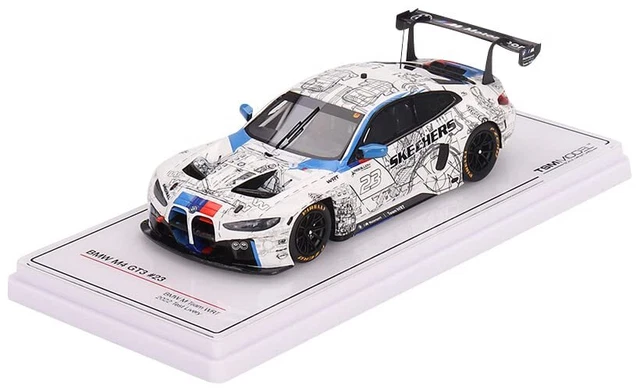 TSM MODEL 1/43 BMW M4 GT3 Test Livery 2022#23 bmw M Team WRT mini car ...