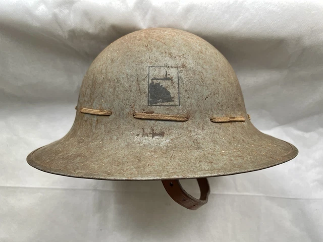 WW2 HOME GUARD VERY RARE 12th battalion penzance Zuckerman helmet 1941 ...