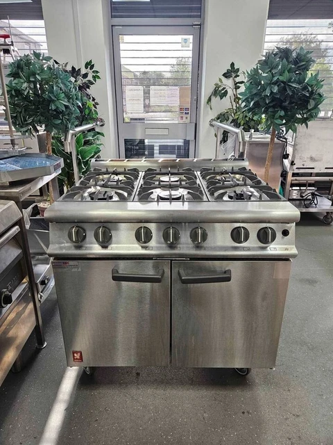 FALCON DOMINATOR PLUS Natural Gas 6 Burner Cooker / Oven Range (G3101 ...