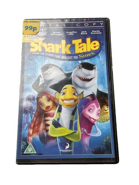 SHARK TALE VHS ex rental big box rare £24.99 - PicClick UK