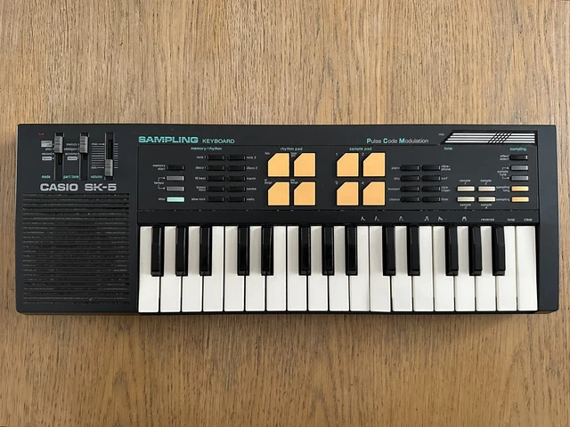 CASIO SK-5 SAMPLING Keyboard Vintage 1983 Sampler £99.99 - PicClick UK