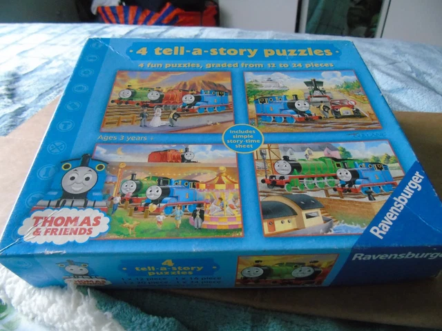 THOMAS THE TANK Engine 4 Puzzles in One Box £3.00 - PicClick UK