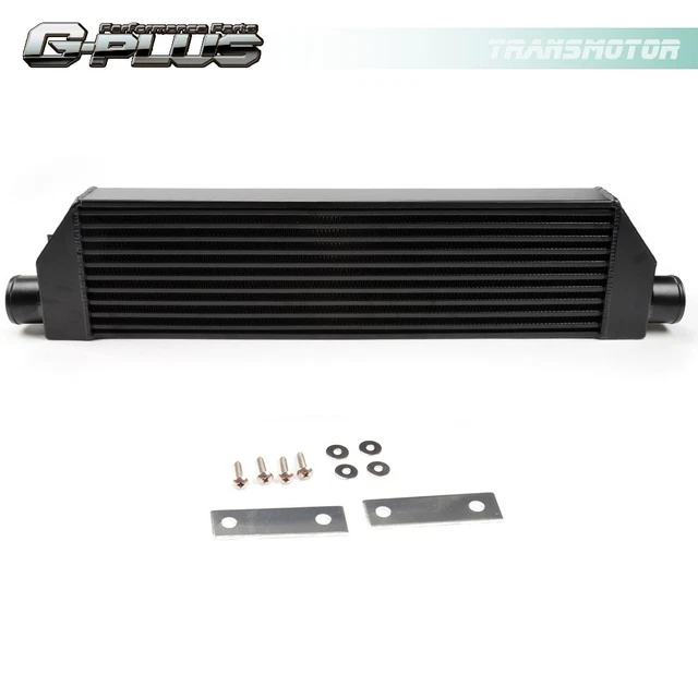 FIT FOR VOLKSWAGEN Golf R GTI MK7 Upgrade Twin Intercooler + Black Hose ...