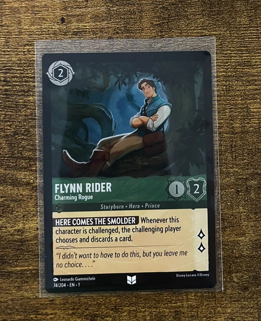 DISNEY LORCANA TCG | Flynn Rider Charming Rogue - 74/204 EN - Uncommon ...