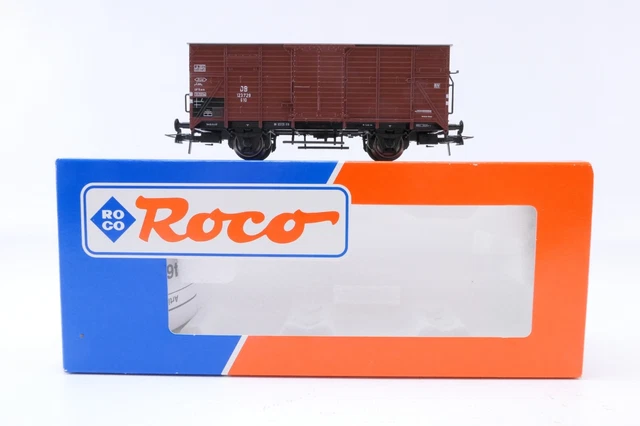 ROCO 46820 GEDECKTER Güterwagen der DB, Analog, Spur H0, in OVP. EUR 9 ...