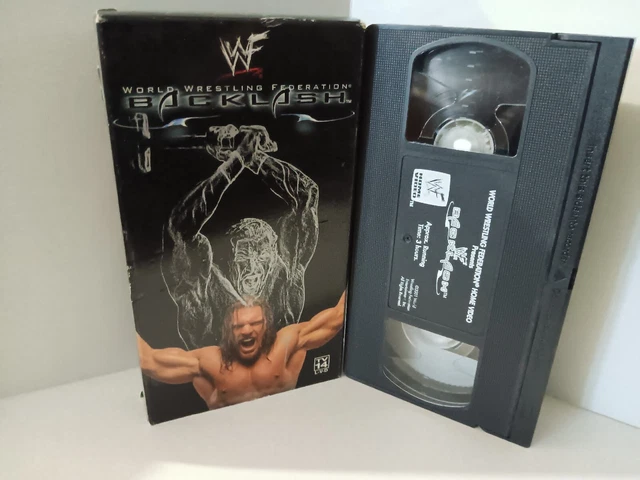 WWF BACKLASH 2001 VHS Wrestling WWE WCW ECW HH Stone Cold Undertaker ...