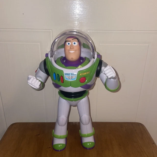 DISNEY BUZZ LIGHTYEAR Talking Action Figure Toy Story Space Ranger ...