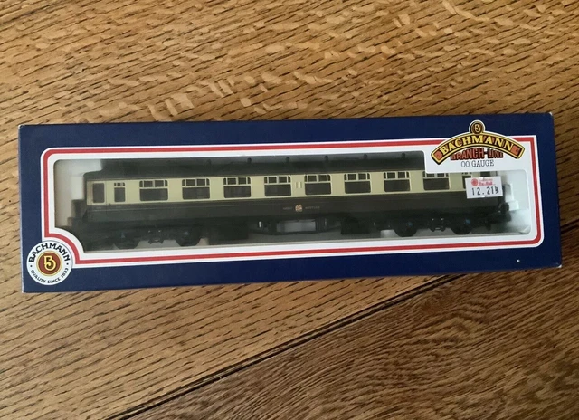 BACHMANN 34-100 GW GWR CHOCOLATE CREAM COLLETT 60' 1st CLASS COACH 8095 ...