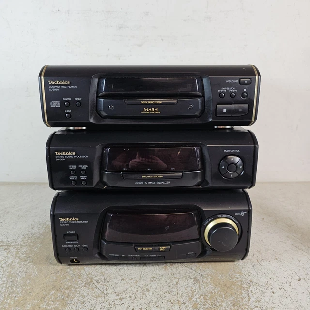 TECHNICS HI-FI STEREO System With Amplifier Tuner And CD Player Tested ...
