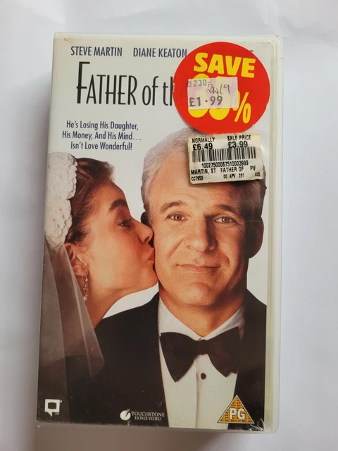 FATHER OF THE Bride, VHS Video, Steve Martin, Diane Keaton £3.86 ...