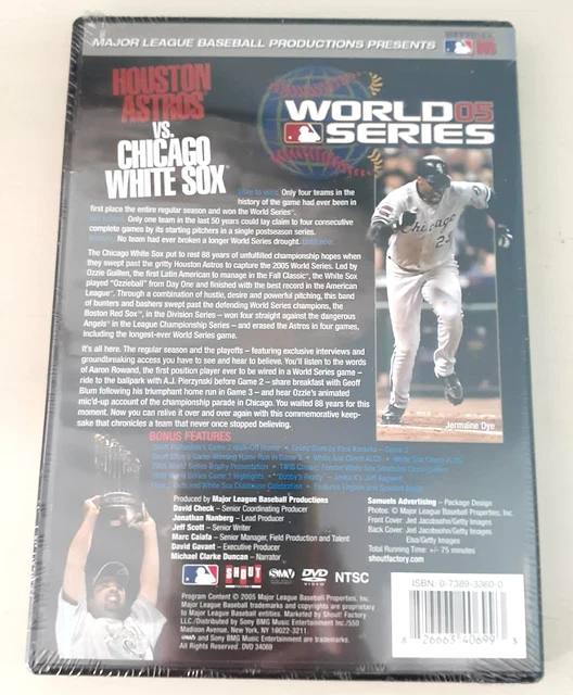 2005 WORLD SERIES - Chicago White Sox Vs Houston Astros DVD - new and ...