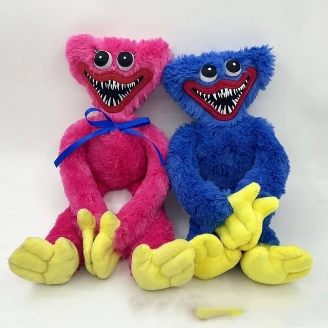 POPPY PLAYTIME PLUSH Toy Set, Blue & Pink, 40cm Tall, Game Character ...