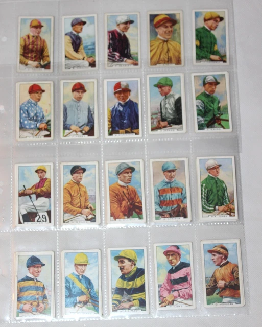 CIGARETTE CARDS GALLAGHER Famous Jockeys 1936 £3.00 - PicClick UK