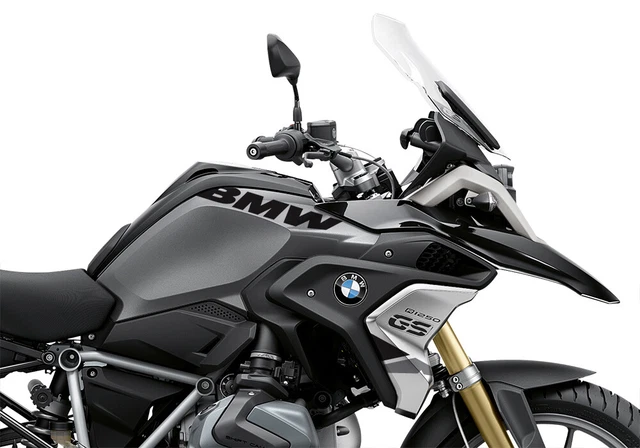 BMW R1250GS & R1200GS LC BMW Side tank stickers (Black Matte) EUR 23,45 ...