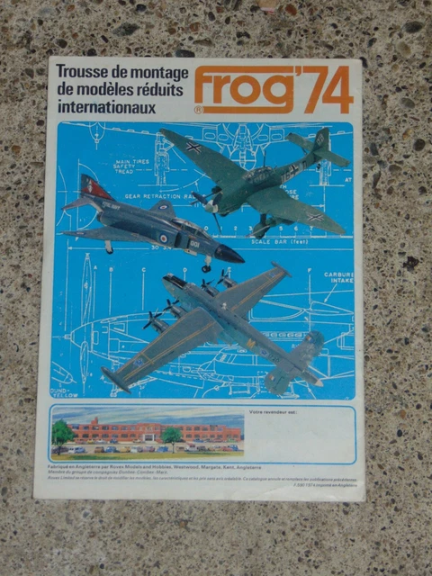 CATALOGUE MODÉLISME MAQUETTES Frog 1974 EUR 12,00 - PicClick FR