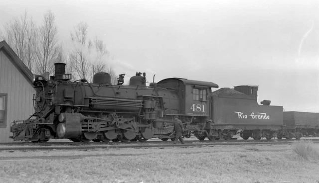 D&RGW DENVER RIO Grande Western Railway Narrow Gauge, No 481 Old Train ...