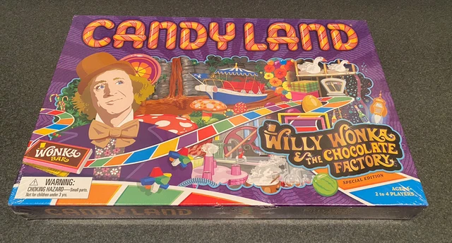 CANDY LAND WILLY Wonka and the Chocolate Factory Board Game | Themed ...
