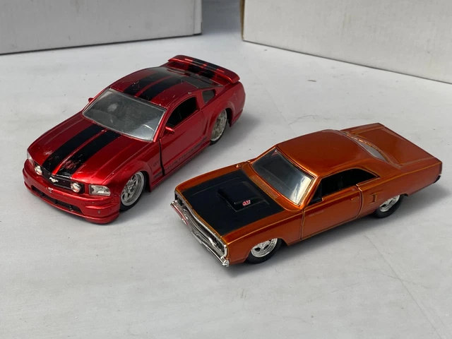1 32 Scale Jada Fast And Furious Doms Plymouth And Big Time Muscle Ford