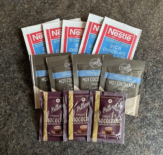 HOT CHOCOLATE SACHETS Selection x 12 Sachets New £4.87 - PicClick UK