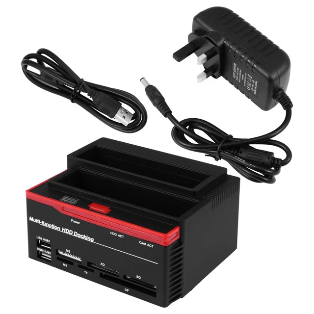 HARD DISK CARD Reader Memory Two Position Base Cards Device ...