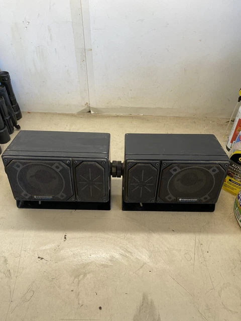 2 VINTAGE KENWOOD KSC-501 2-Way Classic Box Speakers £61.44 - PicClick UK