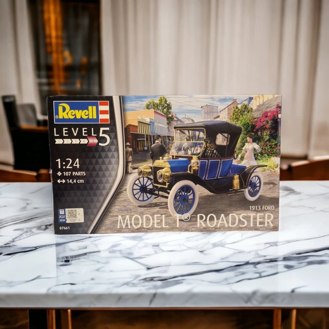 REVELL 07661 1:24 Scale Ford Model T Roadster Plastic Model Kit £22.00 ...